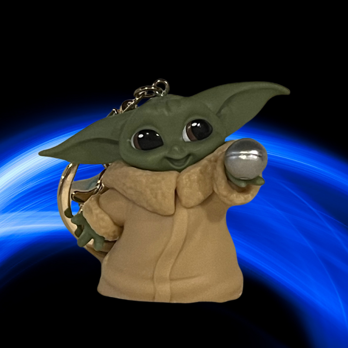 BABY YODA KEYCHAIN WITH BELL – Ironic Treasure Store